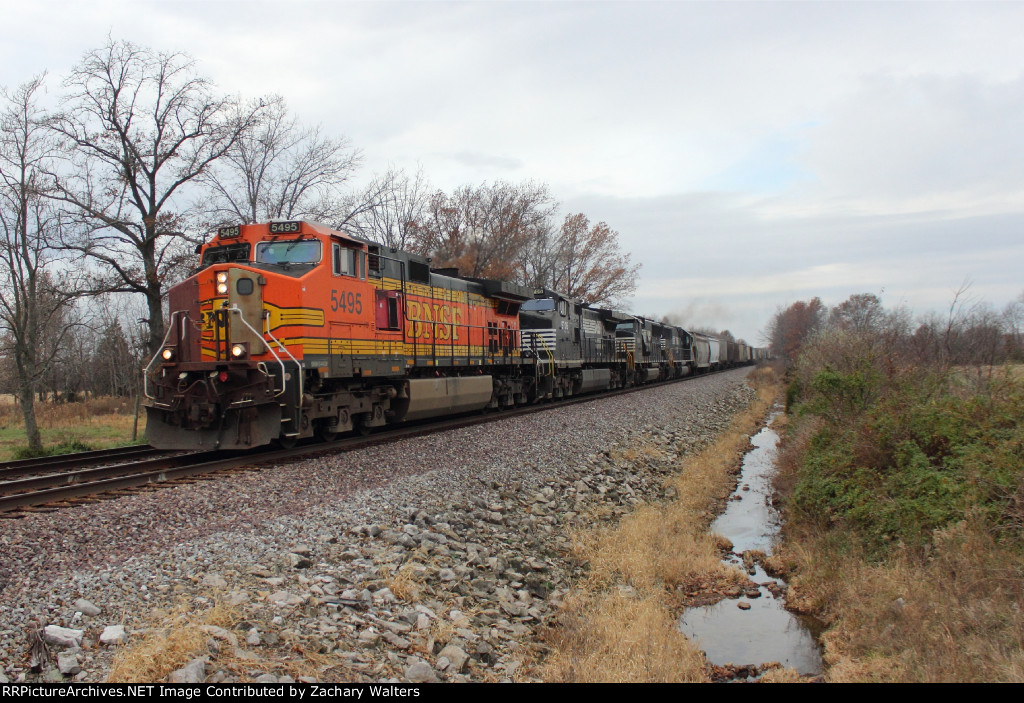 BNSF 5495 NS 9705